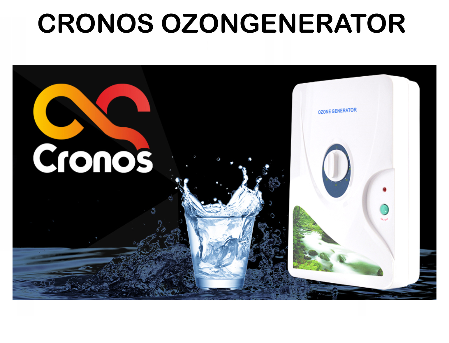 2in1 ozone generator and ionizer for air water and food
